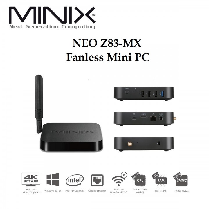Jual MINIX NEO Z83-MX - RAM 4GB ROM 128GB Mini PC Windows 10 Pro 64-bit ...