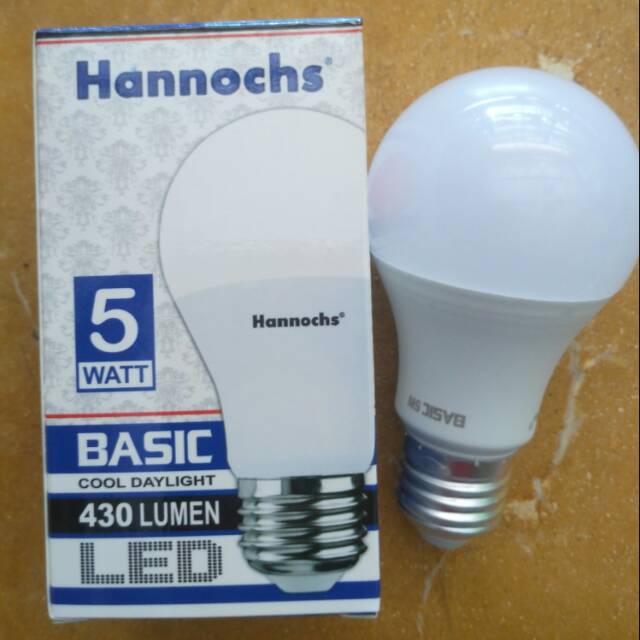 Jual Lampu LED Hannoch 5 Watt Basic | Shopee Indonesia