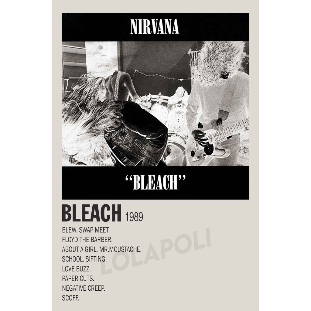 Jual Poster Cover Album Bleach - Nirvana | Shopee Indonesia