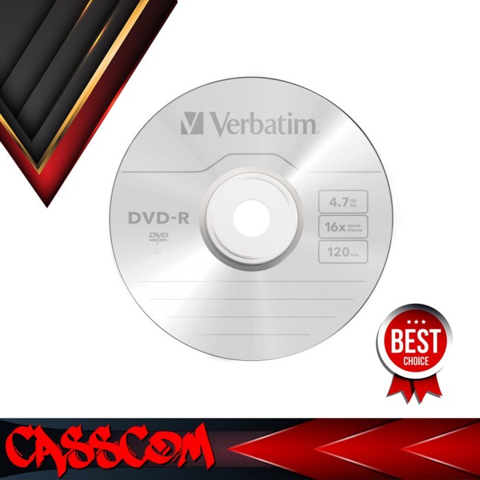 Jual DVD-R verbatim 16x bulk/keping (satuaaaaaaan) | Shopee Indonesia