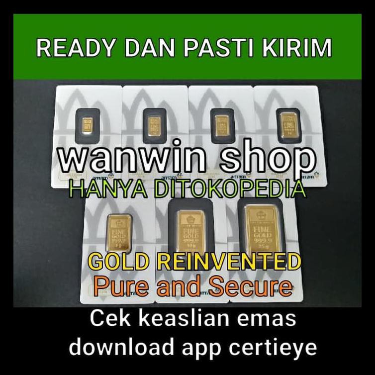 Jual 3 GR (GRAM) GOLDBAR/LOGAM MULIA/LM/EMAS BATANGAN ANTAM ...