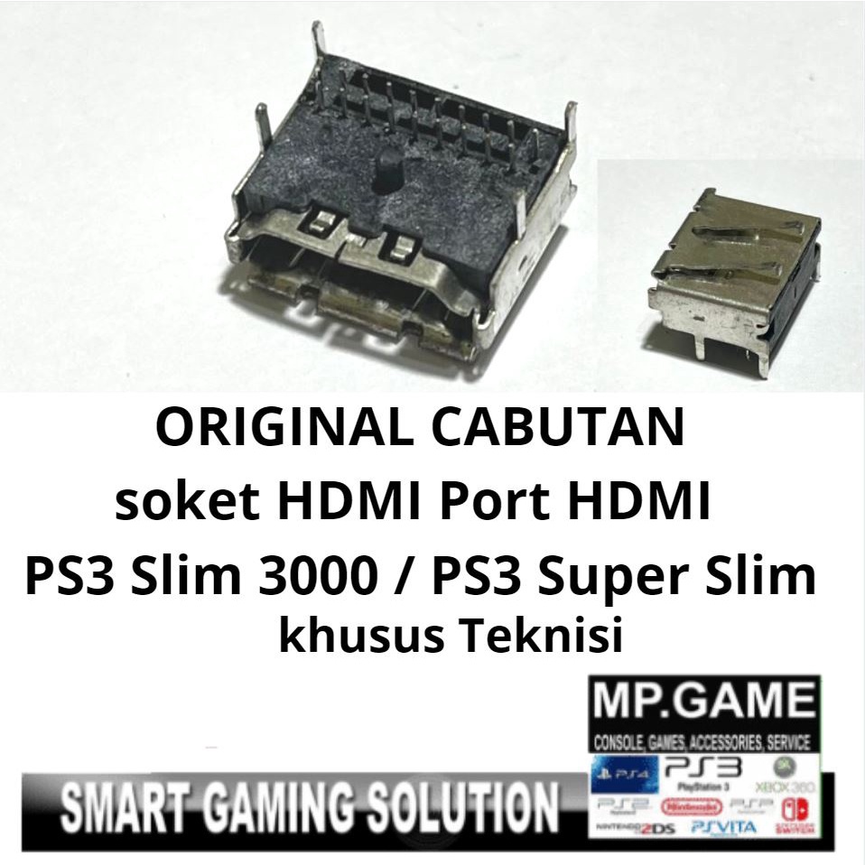 Jual Soket HDMI Port HDMI PS3 Slim Super Slim Seri 3000 4000 ...