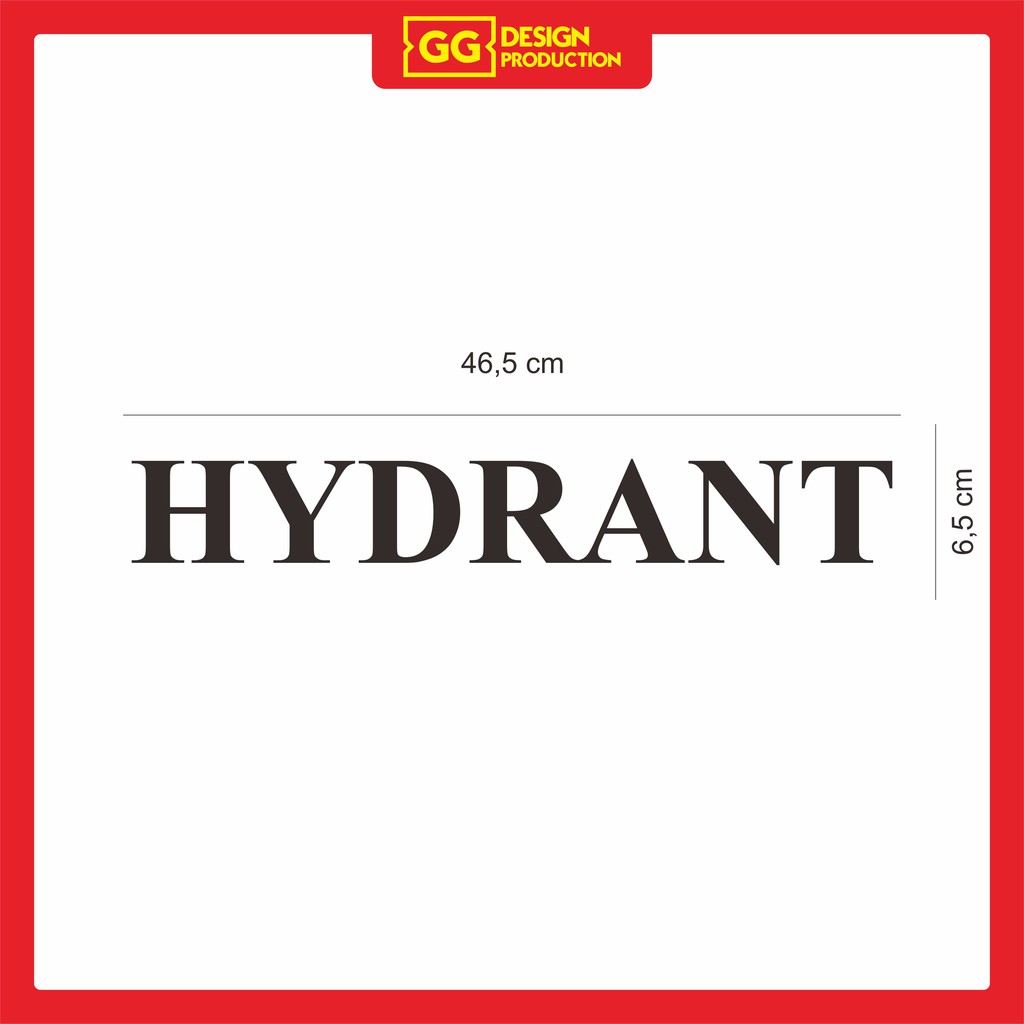 Jual sticker stiker cutting hydrant proyek pembangunan kontruksi ...