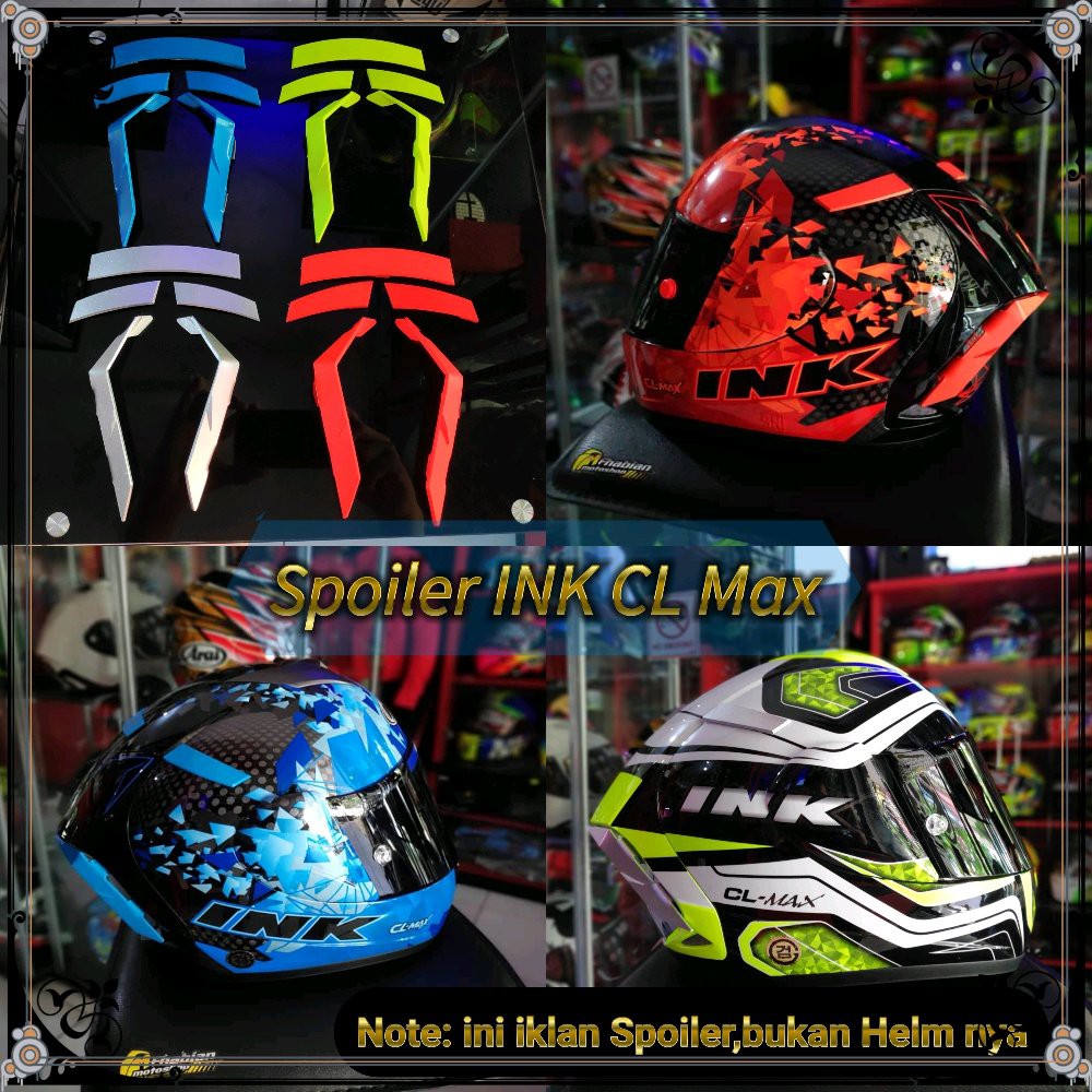Jual Spoiler Helm INK CL MAX model Shoei X-14 Terbaik | Shopee Indonesia