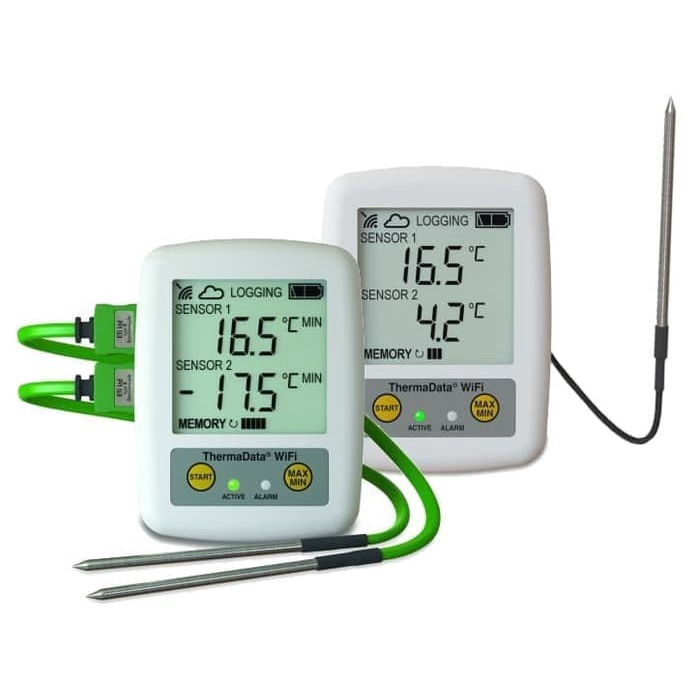 Jual Wifi Dual Channel Thermocouple Thermometer Data Logger | Shopee ...