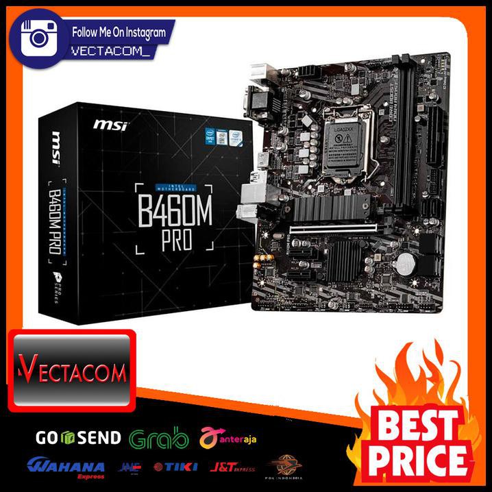 Jual Motherboard Msi B460M Pro (Lga1200, B460, Ddr4, Usb3.2, Sata3) | Shopee Indonesia