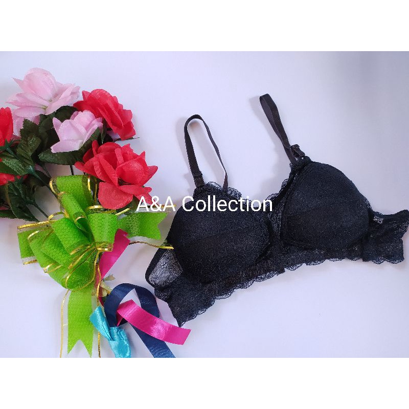 Jual BH full renda tanpa kawat/BH bandung busa tipis | Shopee Indonesia
