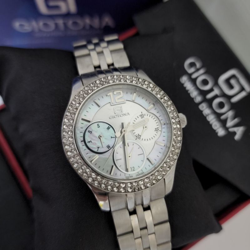 Jual Giotona GT 7408 white dial | Shopee Indonesia
