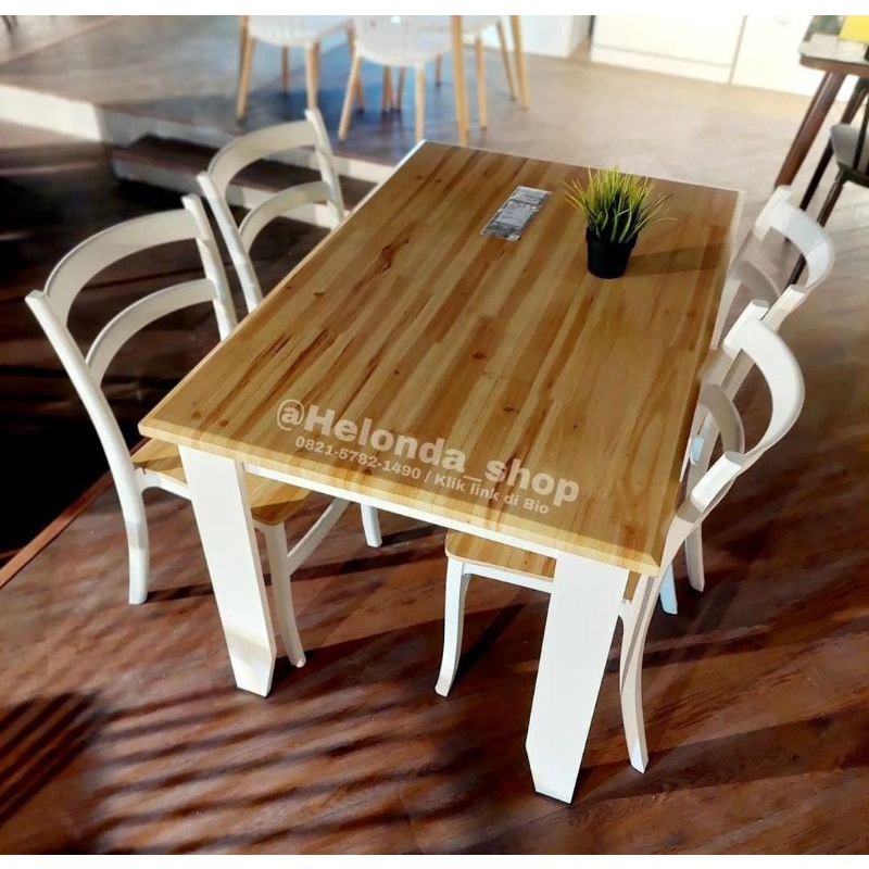 Jual Meja Makan + 4 Kursi | Shopee Indonesia