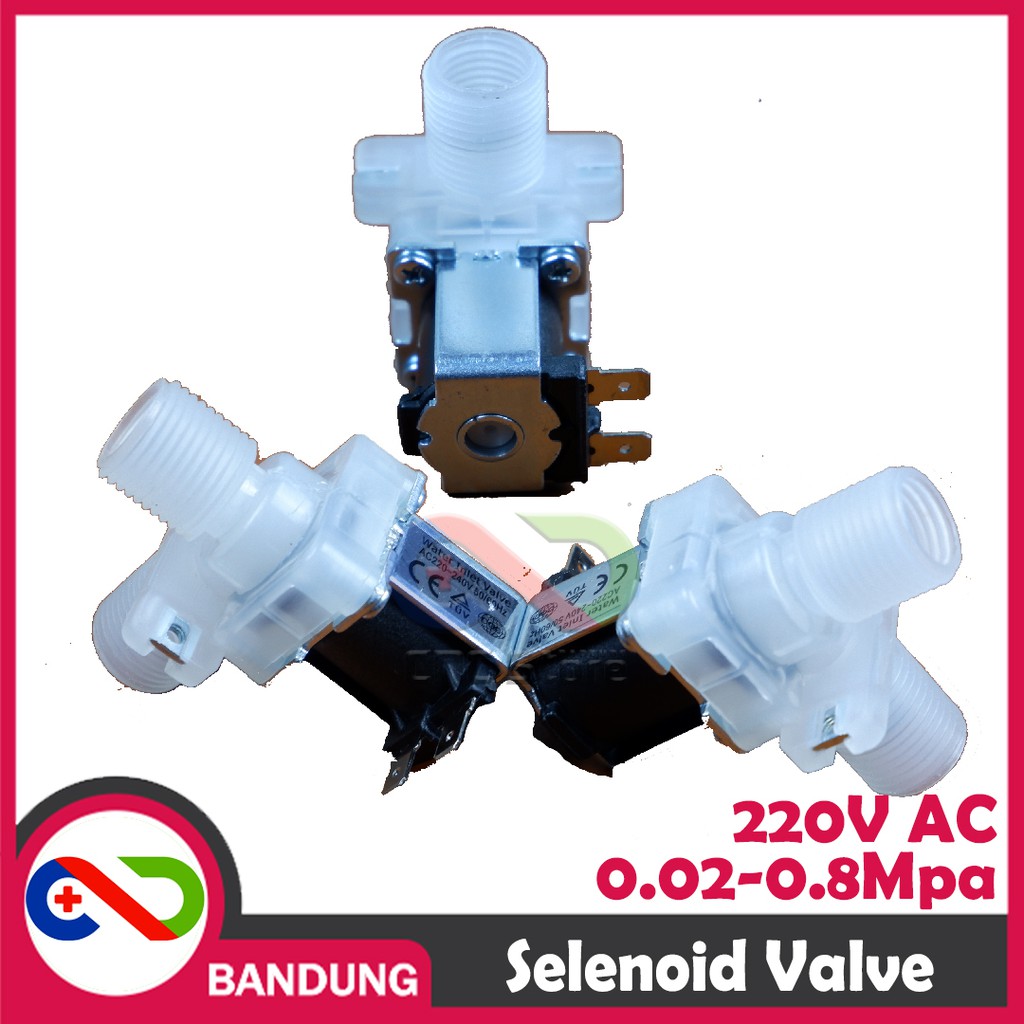 Jual SELENOID VALVE PLASTIK UKURAN 1/2" SV2 220V | Shopee Indonesia