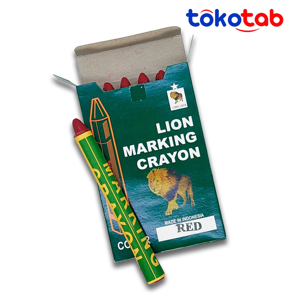 Jual Tokotab - Krayon Crayon Lion Marking Pen Penanda Pewarna | Shopee ...