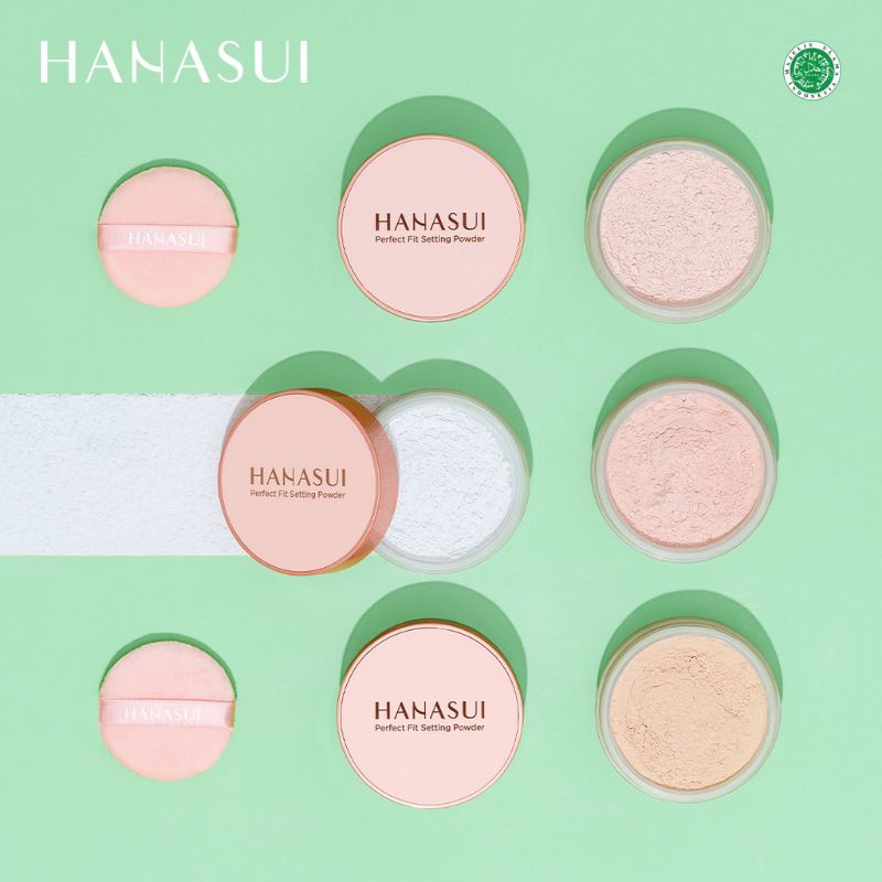 Jual ️Ghaniyyah ️ Bedak Tabur Hanasui / Hanasui Perfect Fit Setting ...