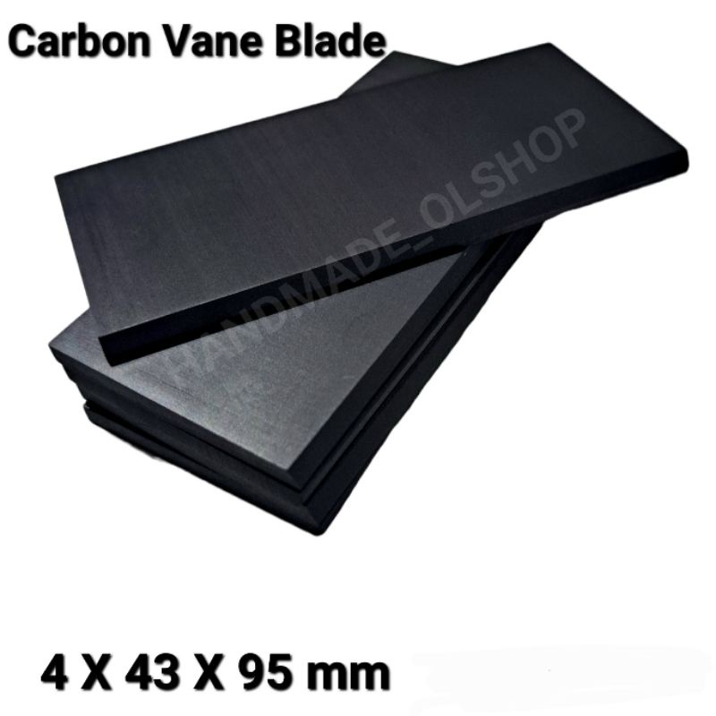 Jual CARBON BRUSH COMPRESSOR 4 X 43 X 95MM || CARBON VANE BLADE ...