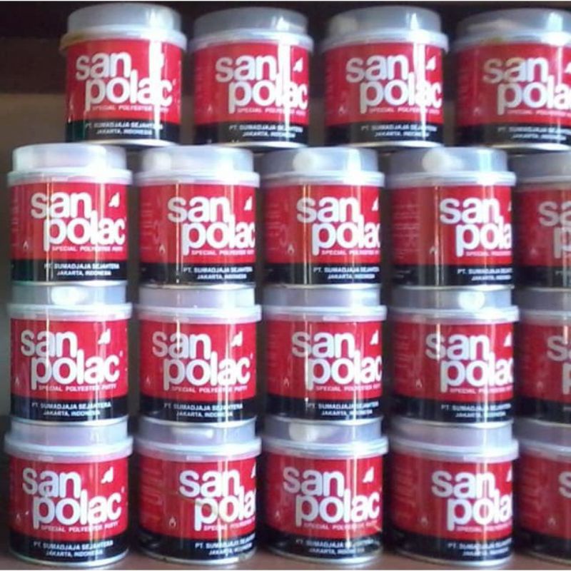 Jual Dempul Putty Sanpolac 250G Besi Logam Plastik | Shopee Indonesia
