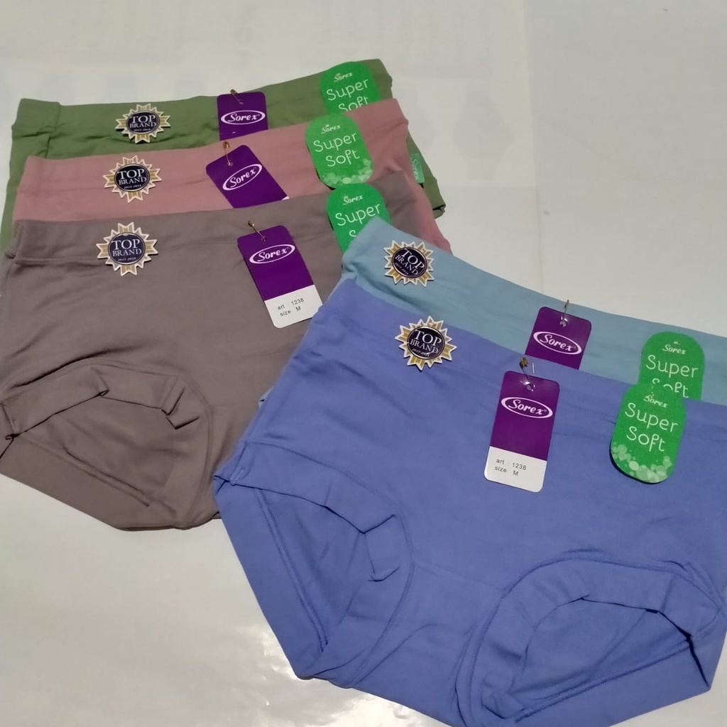 Jual 3 PCS CD SOREX 1238 WANITA ORIGINAL BAHAN SUPER SOFT NYAMAN AWET ...