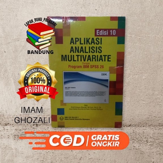 Jual Buku Aplikasi Analisis Multivariate Dengan Program IBM SPSS 26 Imam Ghozali ORIGINAL ...
