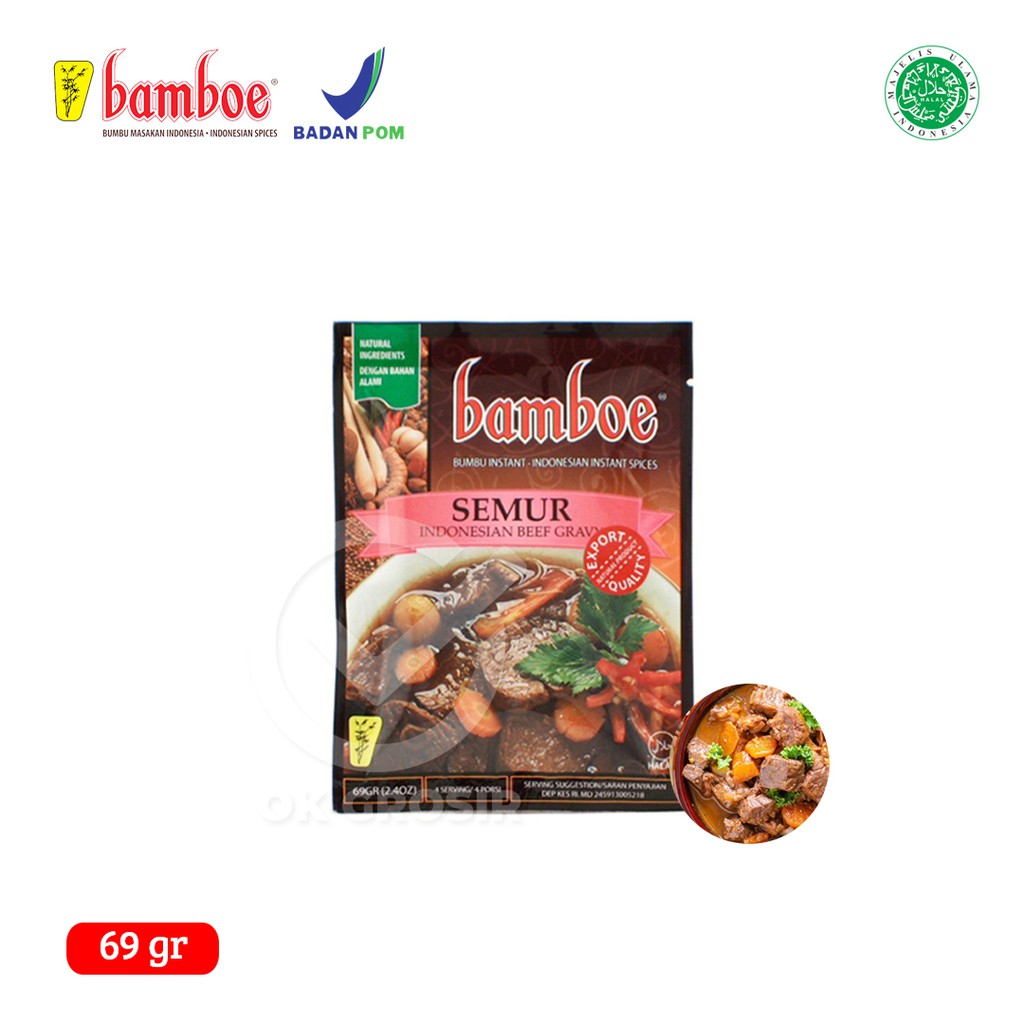 Jual Bamboe Bumbu Semur / Bumbu Instan (69 gr) | Shopee Indonesia
