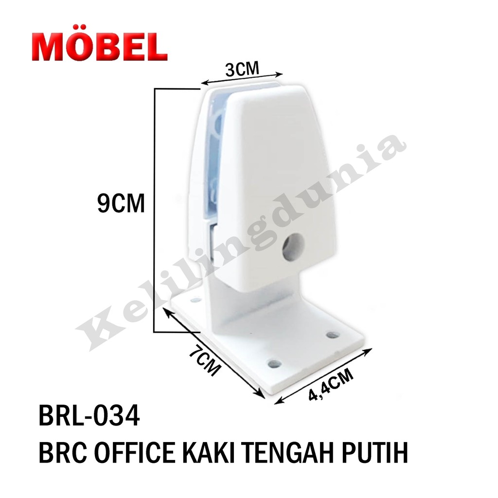 Jual Bracket Partisi Office PUTIH STAINLESS PASIR Penjepit Kaca Kayu ...