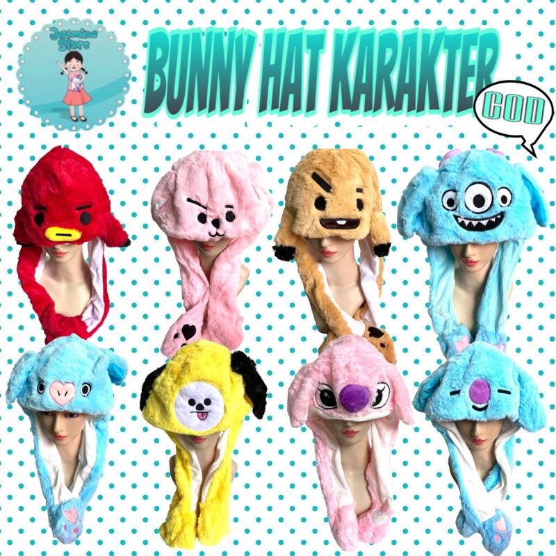 Jual Bunny Hat Banyak Model-Bunnys Hat Murah-Topi Kelinci-Bunny Hat ...