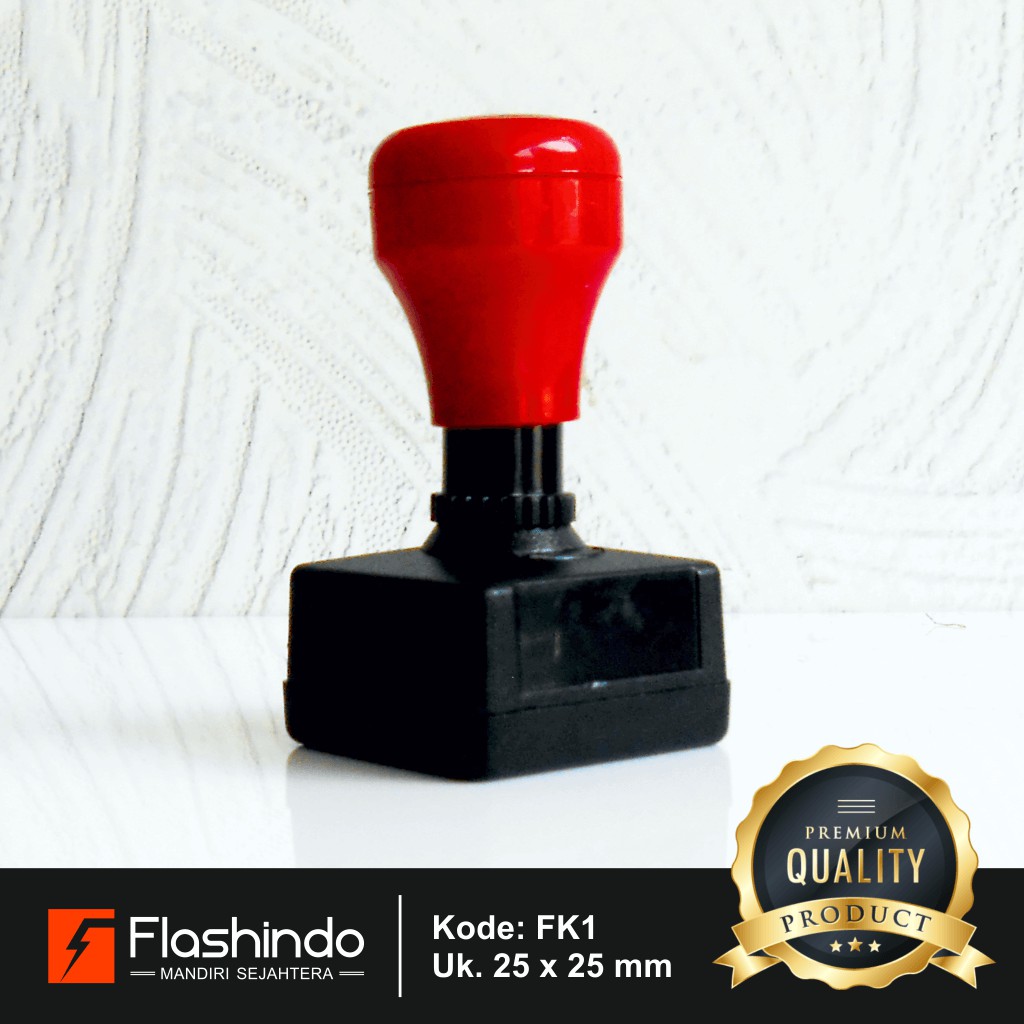 Jual Flashindo Stempel Warna Kotak Kecil | Ukuran 25 x 25 mm | Cap ...