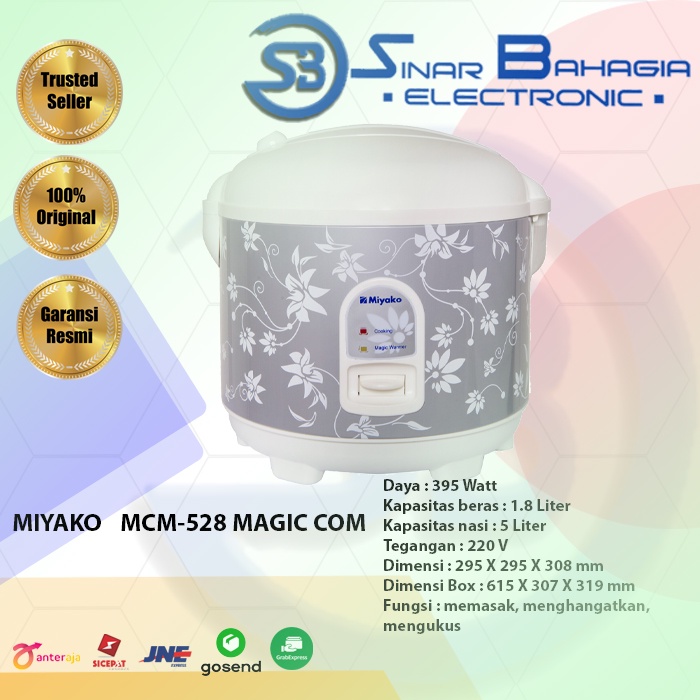 Jual MIYAKO MCM-528 MAGIC COM 1.8 LITER (NEW) ( KHUSUS BANDUNG ...