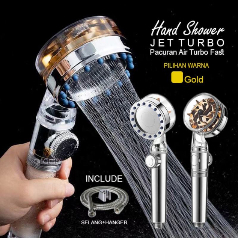 Jual Shower Jet Turbo Fast Water Pressure / Hand Shower Bertekanan ...