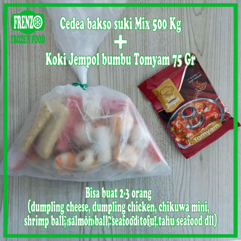 Jual Cedea Suki Mix 500 Gr + Koki Jempol Bumbu Tomyam 1 | Shopee Indonesia