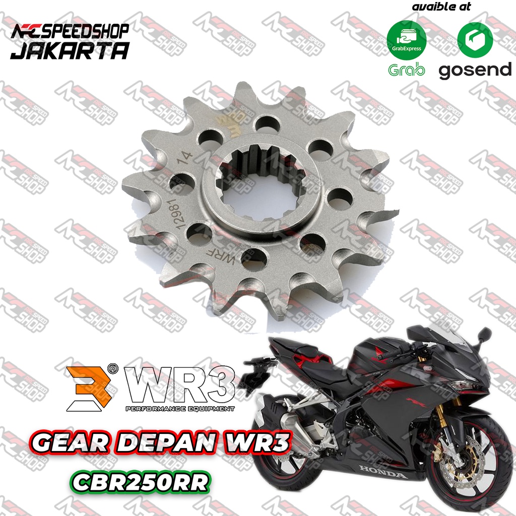Jual Gear Depan WR3 Khusus Honda CBR250RR UK 14 | Shopee Indonesia