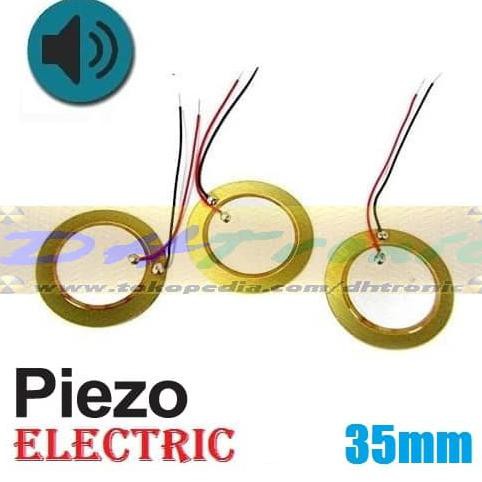 Jual Piezo Electric Ceramic Buzzer Sensor Sound 35Mm Element Sounder Disc Dhtron92 Murah ...