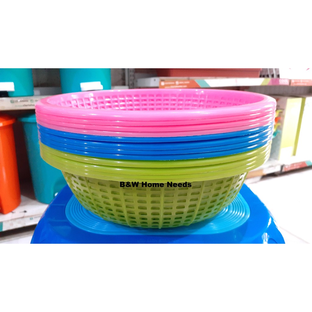 Jual Keranjang Sayur Bakul Wakul Bulat Lubang Plastik 31,5 cm ...