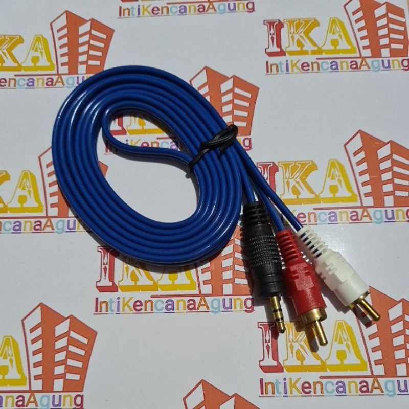 Jual KABEL AUX TO RCA 1-2 JEK HP KE SPEAKER | Shopee Indonesia