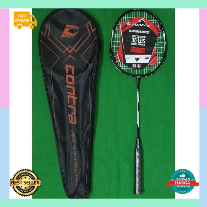 Jual Paket Komplit Raket Sesuai Gambar Raket Badminton CONTRA ...