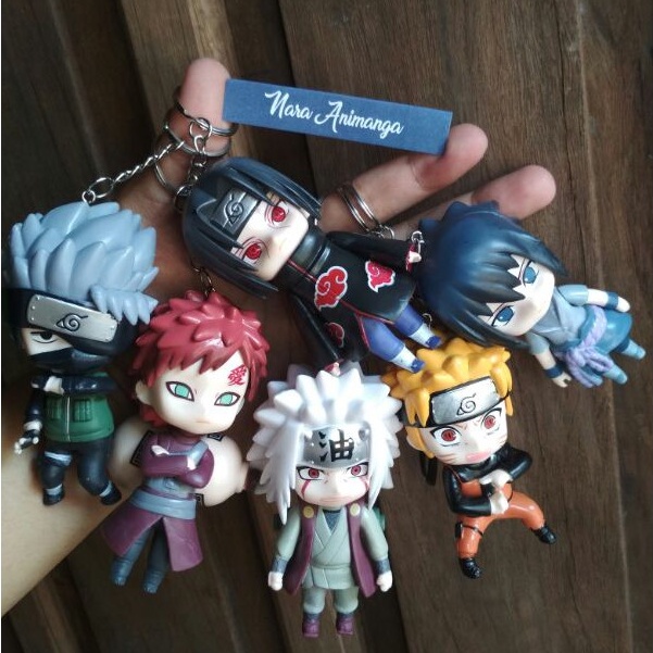 Jual Mainan Pajangan Action Mini Figure Gantungan Kunci Anime Naruto ...
