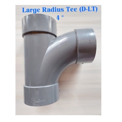 Jual Large Radius Tee / Tee Y fitting PVC Long T - 3" 4" INCH | Shopee ...