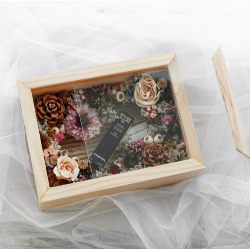 Jual Sliding Acrylic Box 15x20cm Kotak Akrilik Geser Hampers Packaging ...