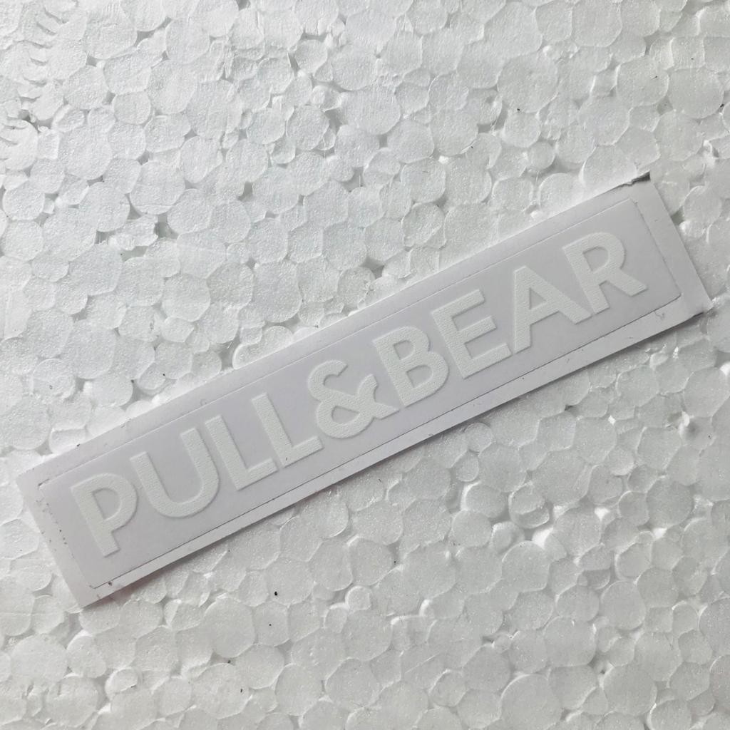 Jual Sticker Pull & Bear Bahan Transparan UV | Shopee Indonesia