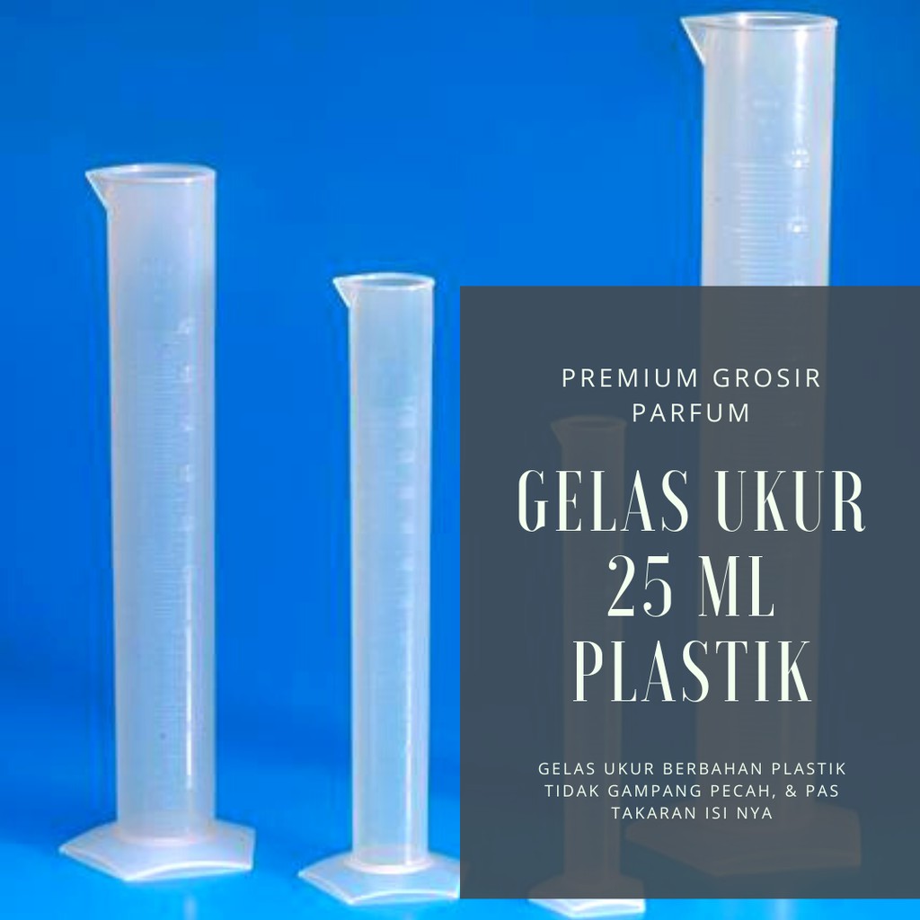 Jual Gelas Ukur 25 cc ( 25 ml ) & 50 cc ( 50 ml ) / Gelas Ukur Botol ...