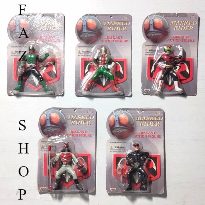 Jual MAINAN FIGURE FULL SET DIECAST KAMEN RIDER BANPRESTO ACTION FIGURE ...