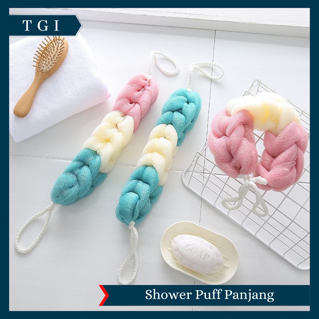 Jual TGI - SPONS MANDI SHOWER PUFF SPONS BUSA PANJANG SPONGE BAGUS ...