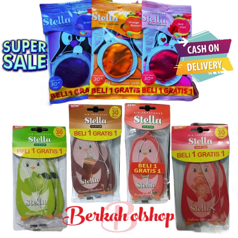 Jual STELLA DAILY PARFUM MOBIL AIR Freshness BELI 1 GRATIS 1 pengharum ...