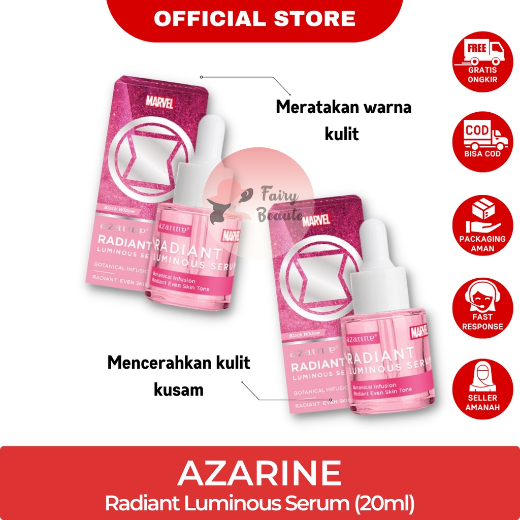 Jual Azarine Superhero Serum Marvel Edition SERIES 20ml | Brightening ...