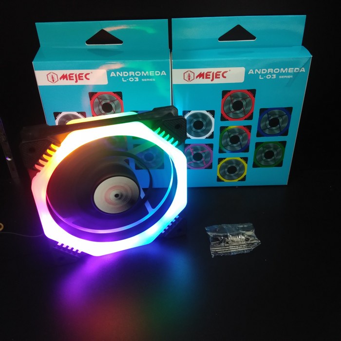 Jual Fan Casing Andromeda L-03 12CM Mejec DOUBLE RING LED - Segi 8 ...