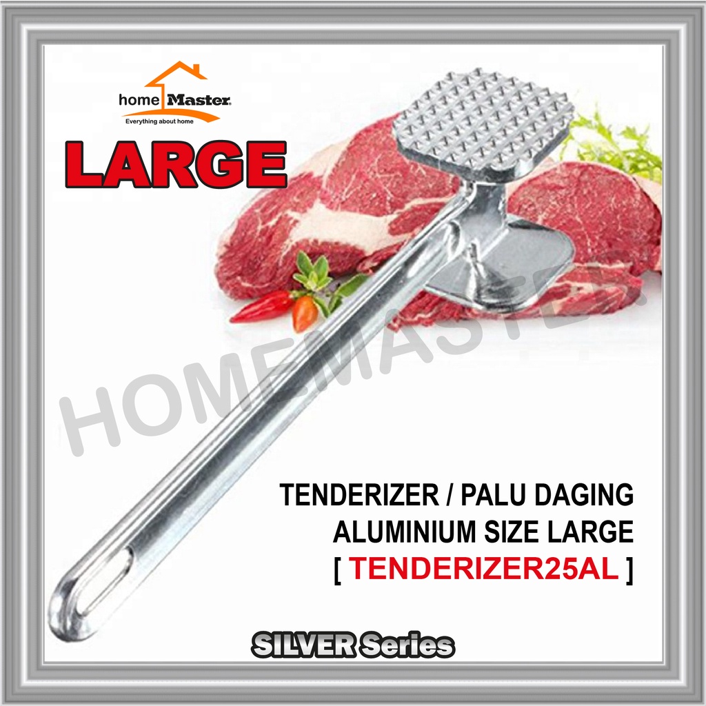Jual HomeMaster Tenderizer/Palu Pengempuk Daging Aluminium Large ...