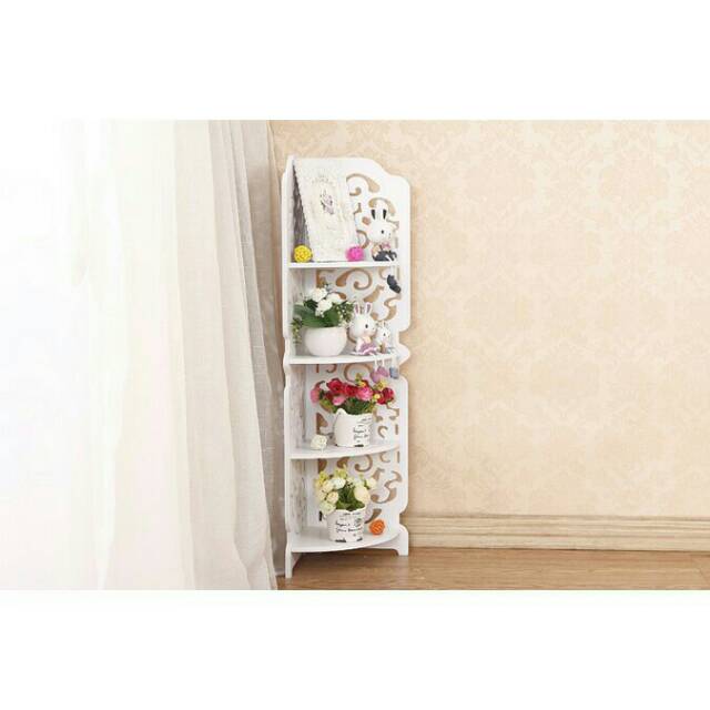 Jual Stand Corner Rack 4 Layer / Rak Sudut Berdiri 4 Tingkat | Shopee ...