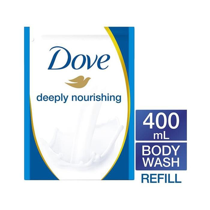 Jual DOVE BODY WASH DEEPLY NOURISHING BODYWASH DOVE BIRU SABUN CAIR 400 ...