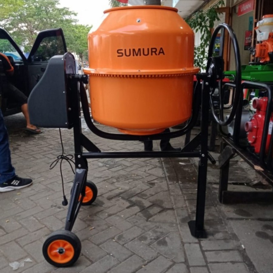 Jual MESIN MOLEN SUMURA 180L MINI ELECTRIC CONCRETE MIXER 180L SUMURA ...