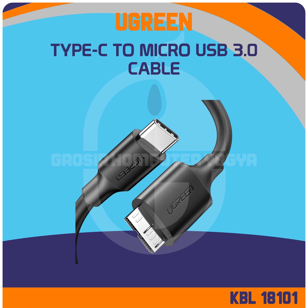 Jual Ugreen USB Type-C to Micro USB 3.0 Fast Transfer Data Cable Kabel ...