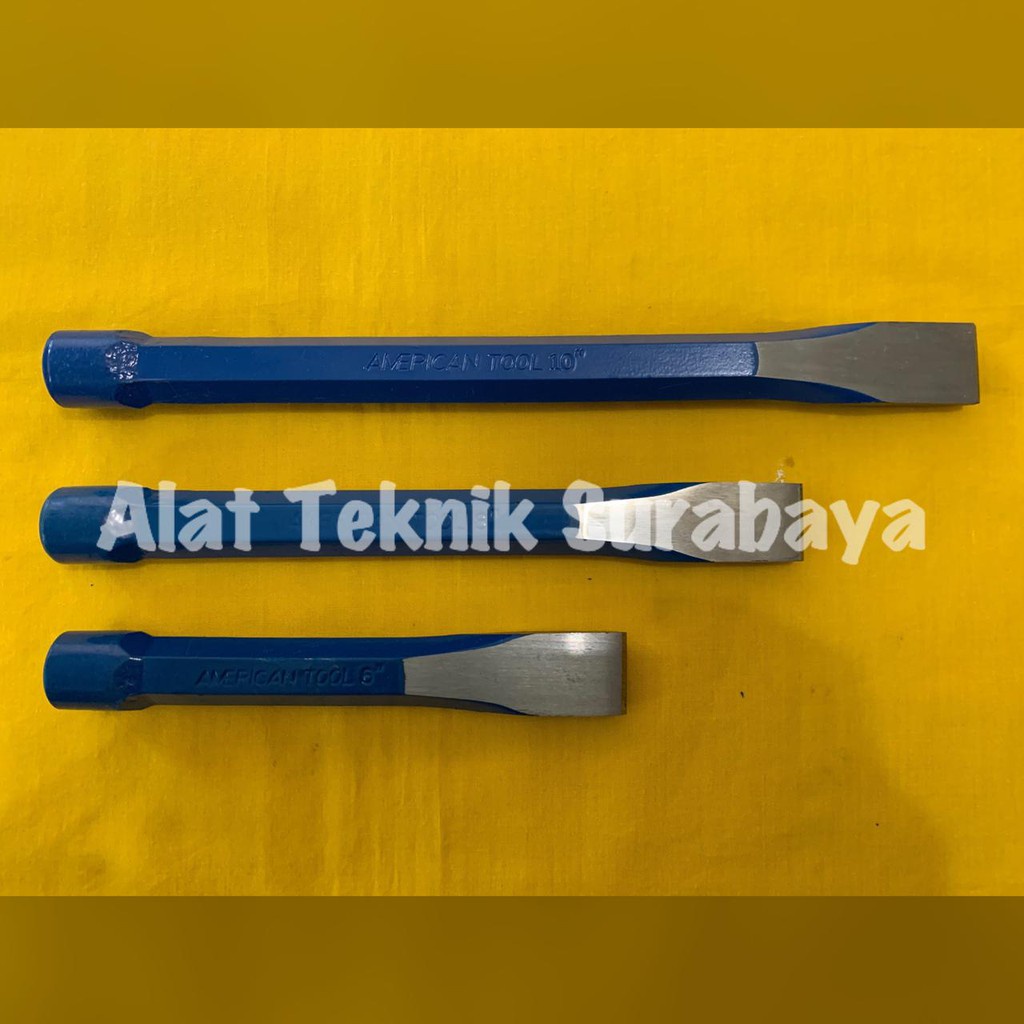 Jual BETEL BESI AMERICAN TOOL 6" ; 8" ; 10" INCH / PAHAT BETON COLD ...