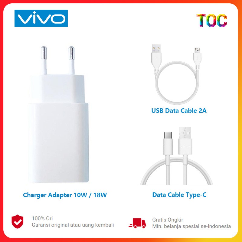 Jual vivo Original Charger Adapter 33W / 44W Vivo Cable Charger ...