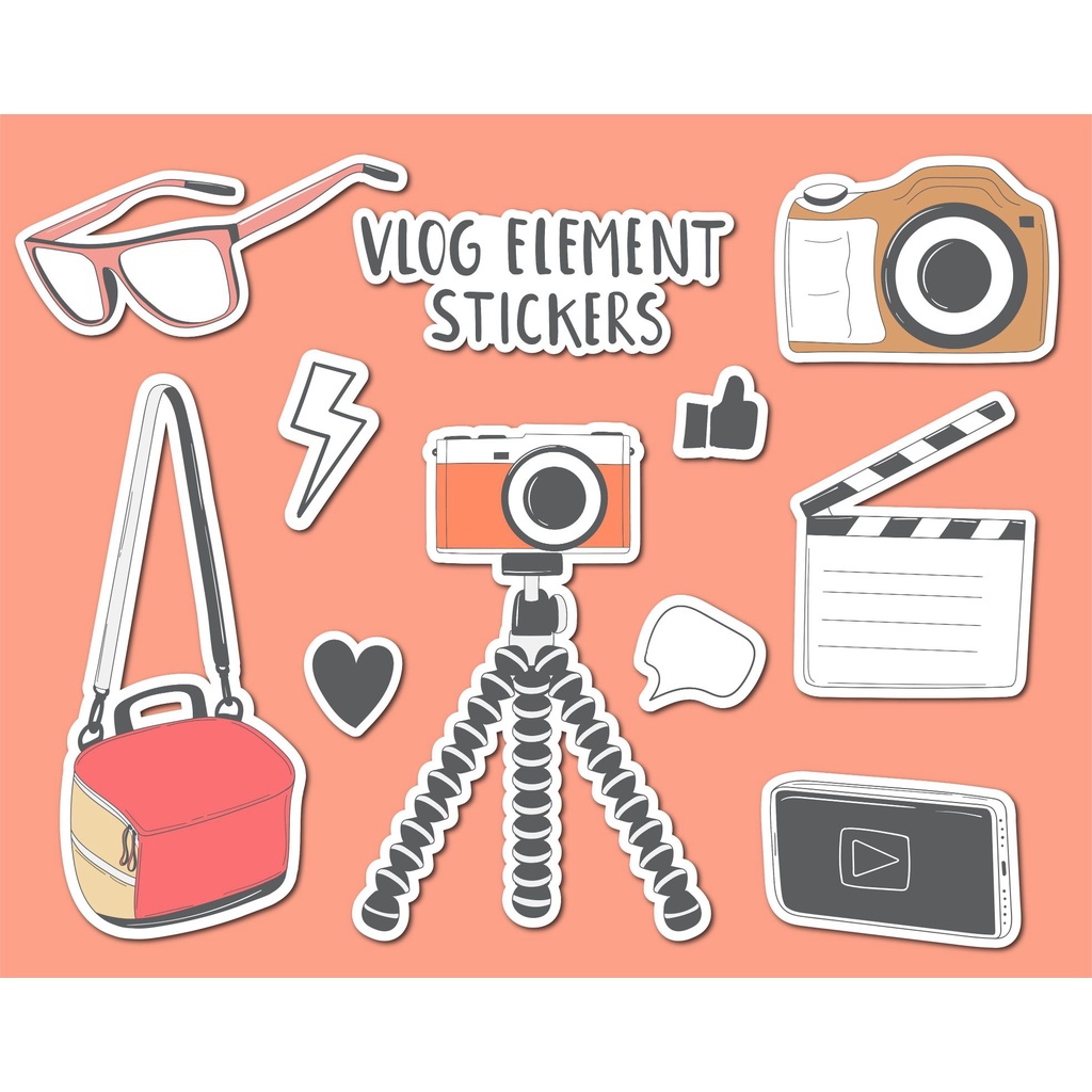 Jual Sticker Aesthetic Adventure - Content Creator - Sticker Traveling ...